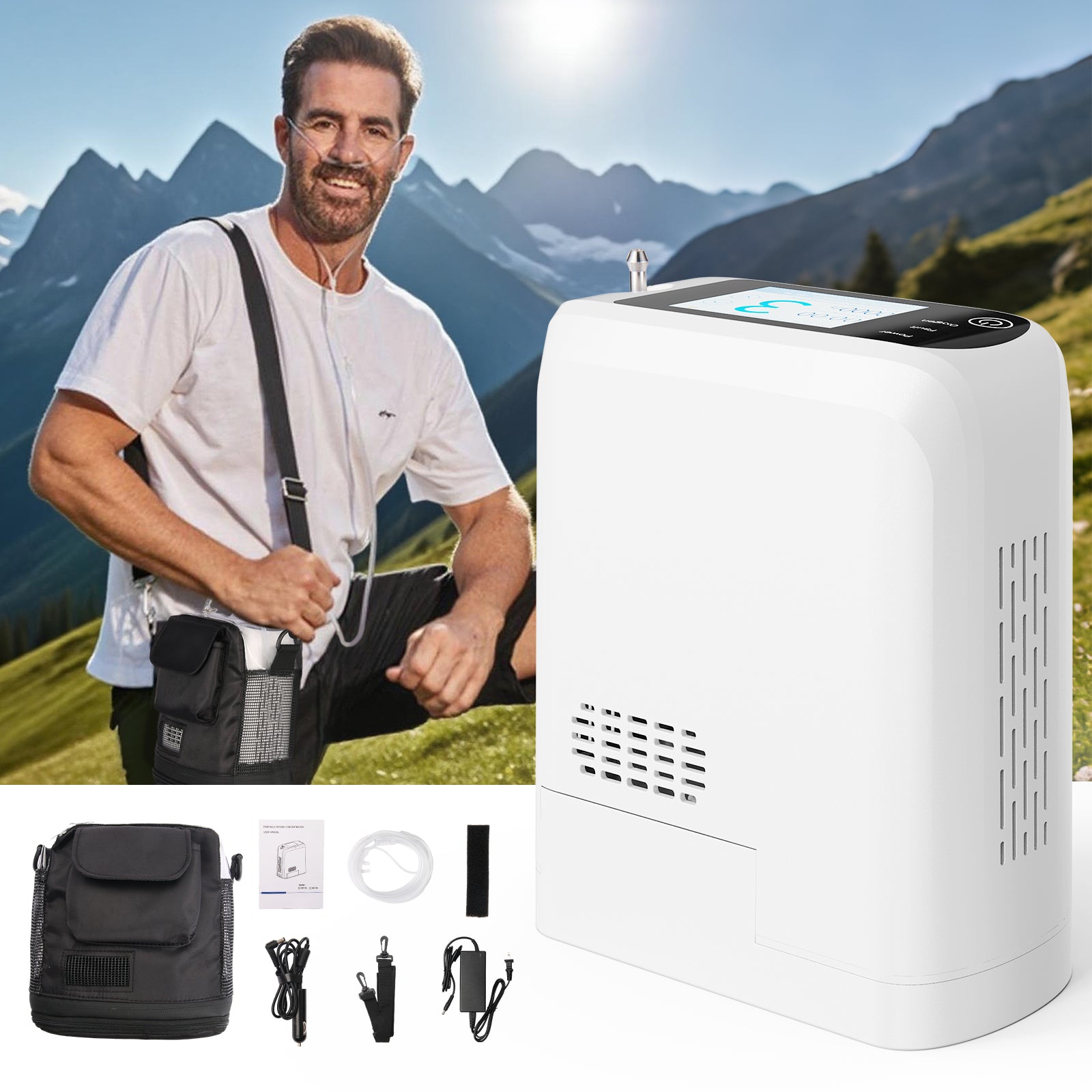 Battery-Powered Oxygen Concentrator – UKKITEK